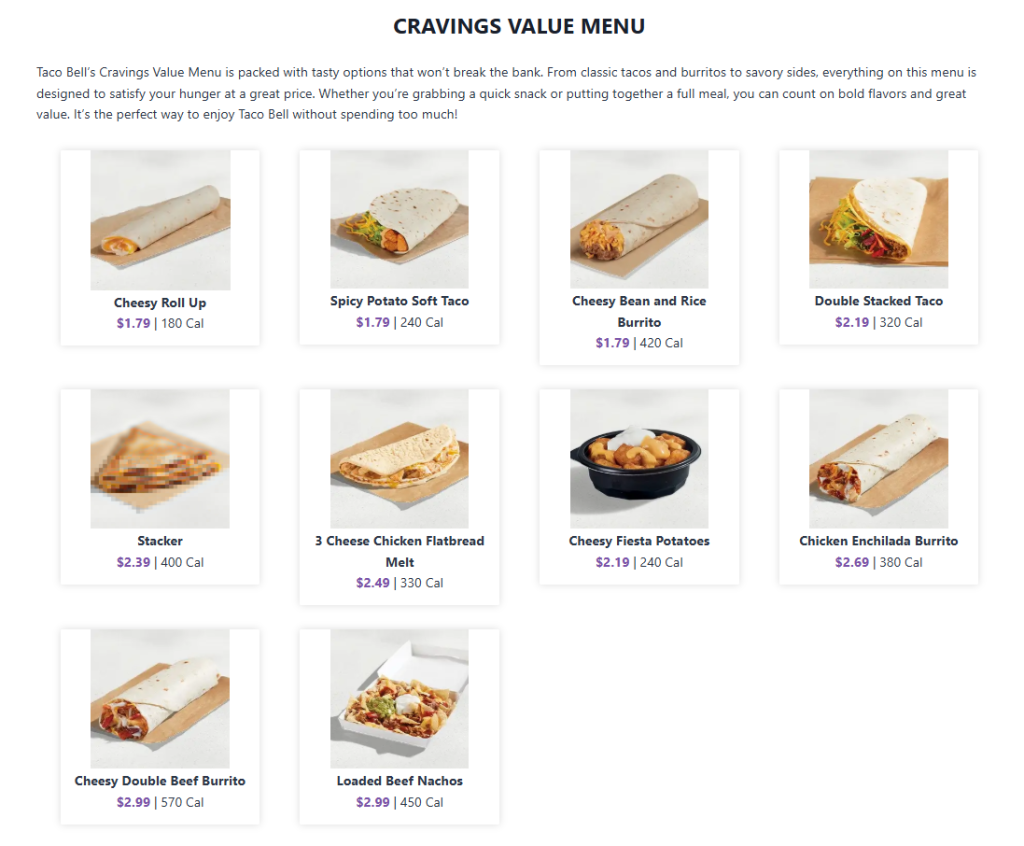 Complete Guide to Fast Food Menus in Canada 2025